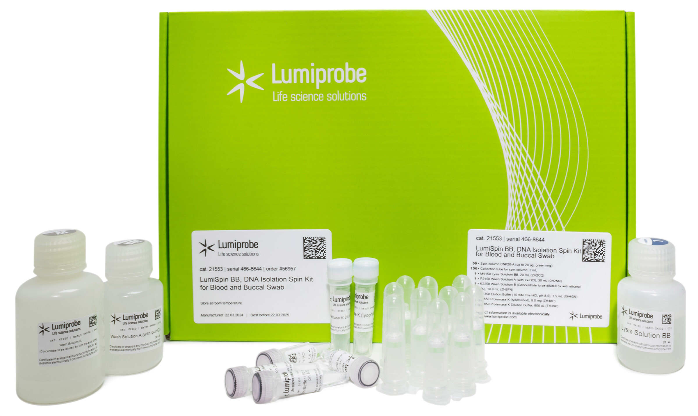 LumiSpin® BB, DNA Isolation Spin Kit for Blood and Buccal Swab