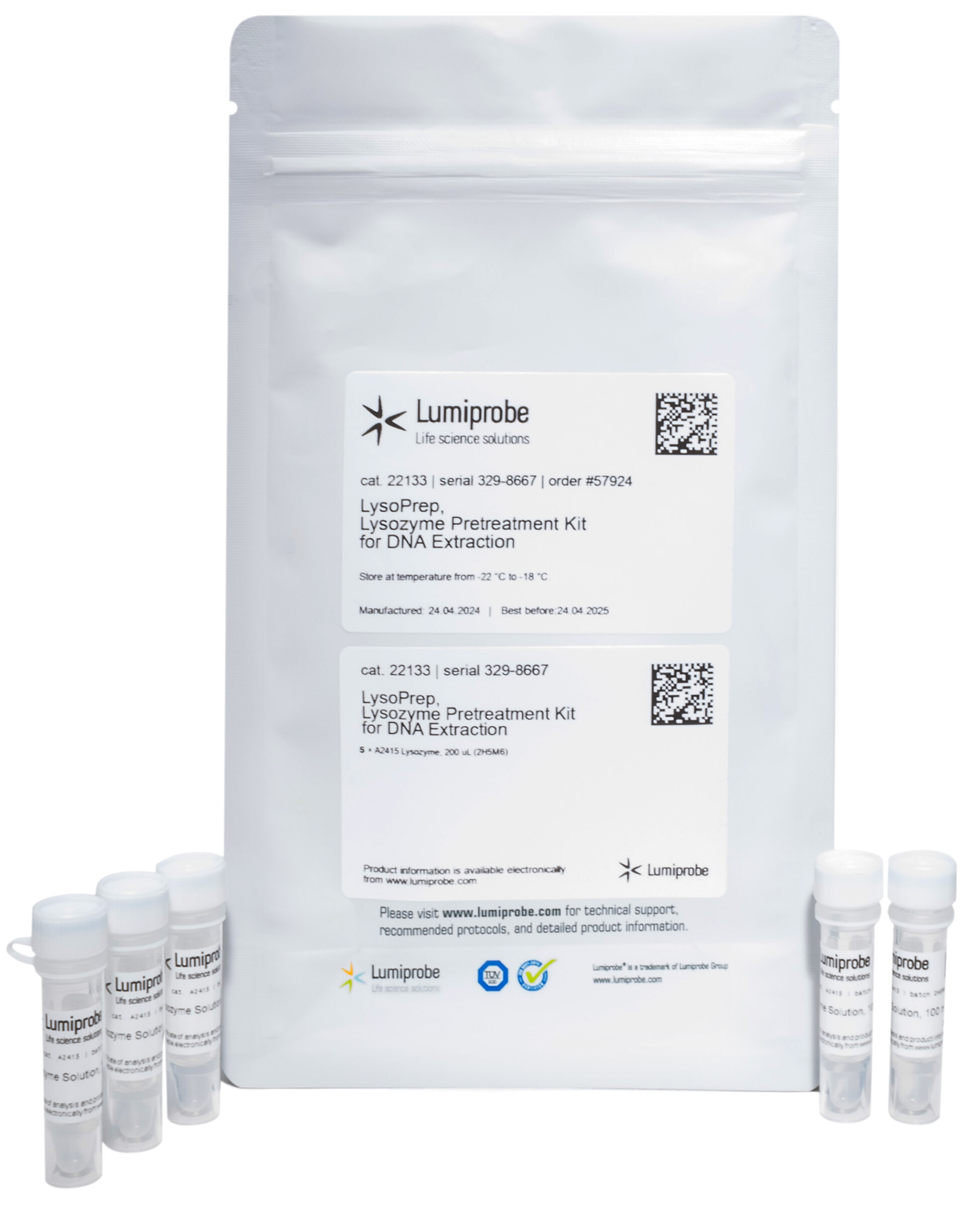 LysoPrep, Lysozyme Pretreatment Kit for DNA Extraction