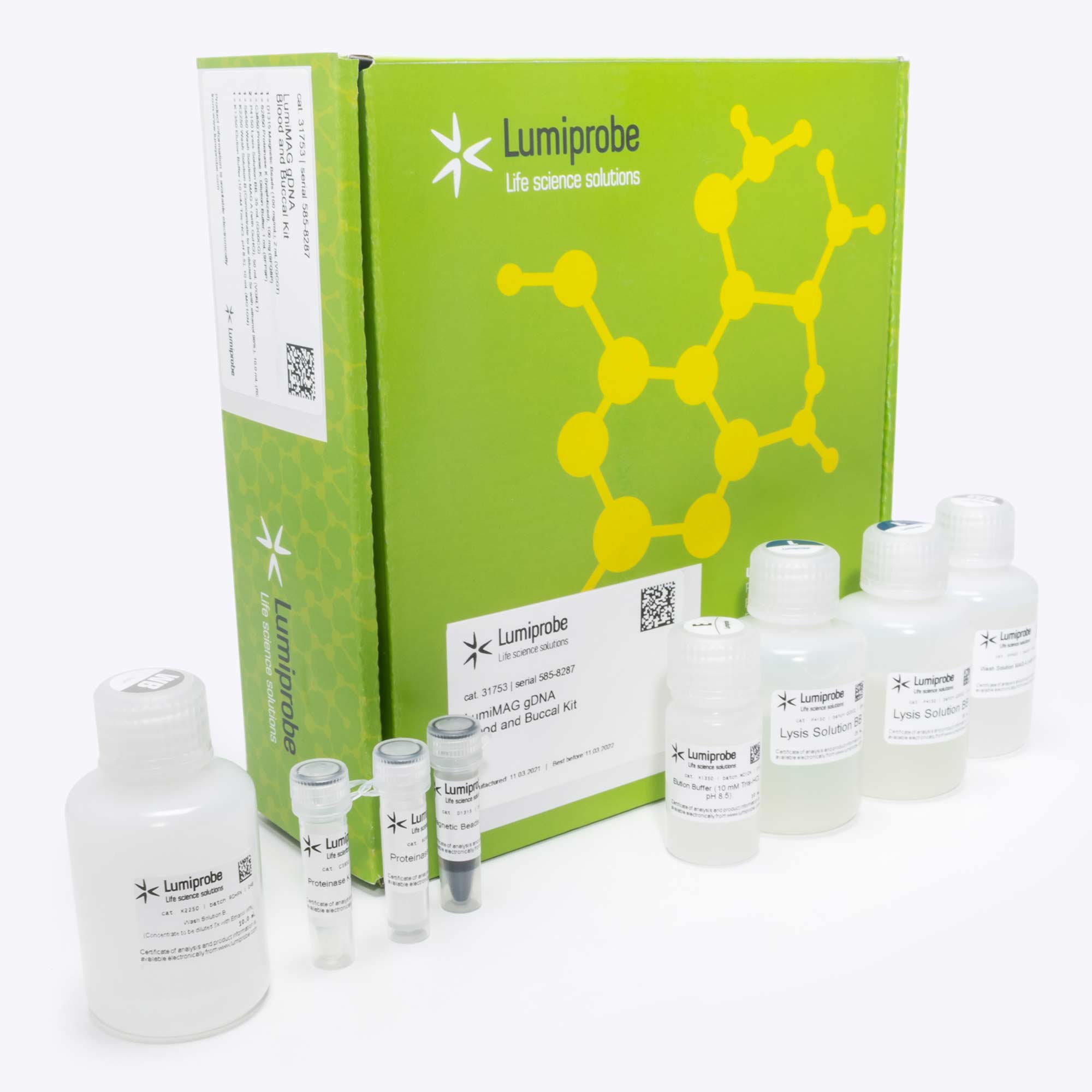 LumiMag BB, Magnetic Bead DNA Isolation Kit for Blood and Buccal Swab